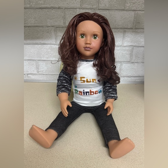 Our Generation | Toys | Our Generation 8 Doll Brown Hair Green Eyes ...